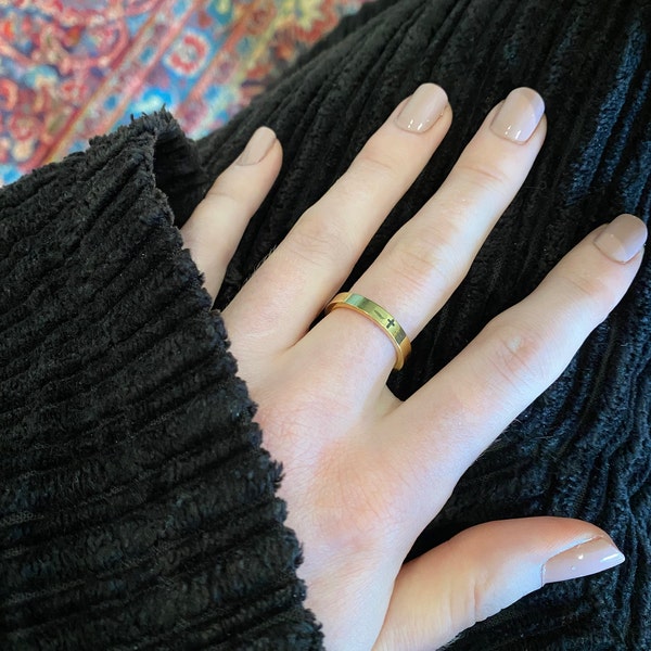 Personalized Bible Verse Ring, Religious Jewelry, Christian Faith ...