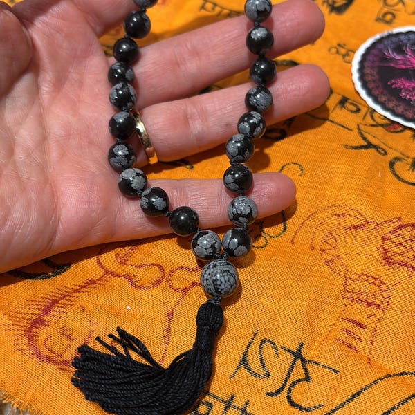 108 Meditation Mala, Natural Stone Mala, Calsilica Jasper Stone, Mantra ...