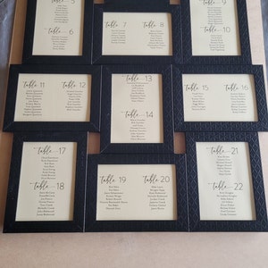 3x5 Terracotta Wedding Seating Chart Template, Terracotta Table Seating ...