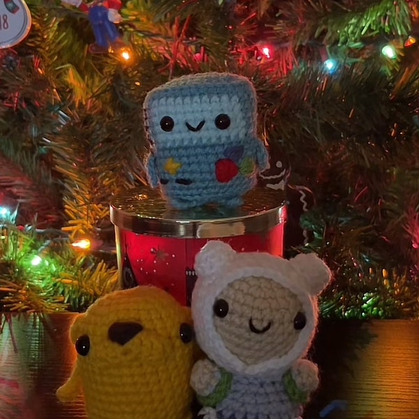 3-in-1 Adventure Time Crochet Pattern Bundle Finn Jake BMO Amigurumi ...