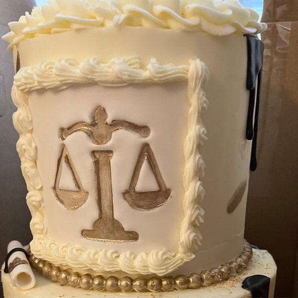 Scales of Justice Cookie and Fondant Cutter - Etsy