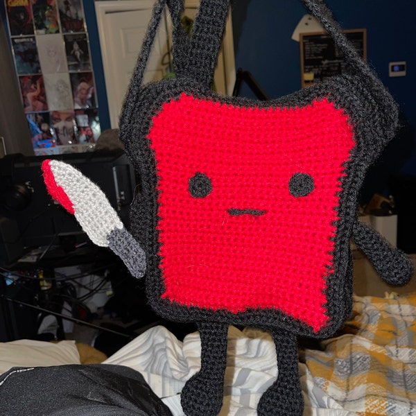 Toastie Bread Bag Crochet Pattern - Etsy