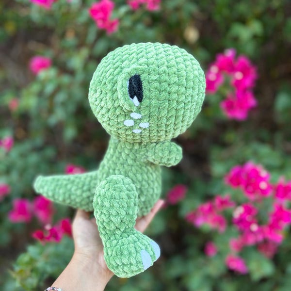PATTERN: Troy the T-rex - Crochet Tyrannosaurus Rex Pattern - Amigurumi ...