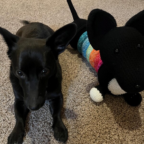 DOG STACKING TOY Crochet Pattern, Dog Amigurumi Baby Activity Toy,ring ...