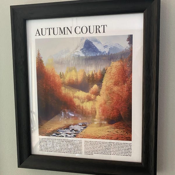 ACOTAR Spring Court Travel Poster - Etsy