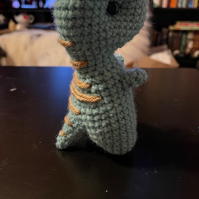 Mini Dino Crochet Pattern PDF Amigurumi Dinosaur - Etsy