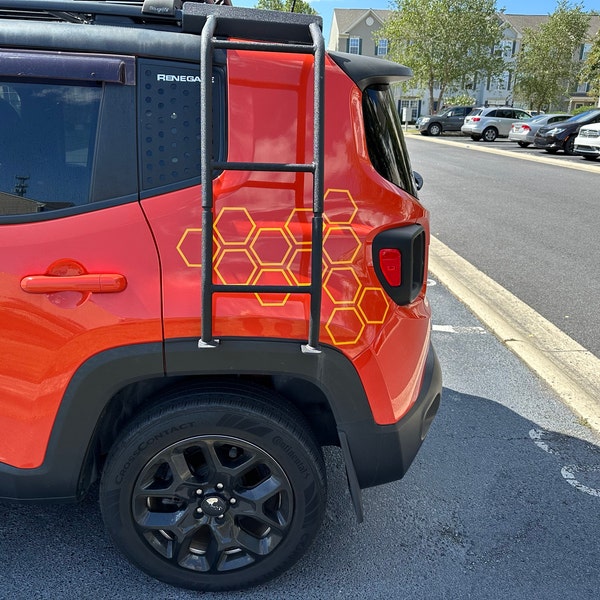 Hexagon / Honeycomb JDM Car Decal Sticker 4.5inch / Hex Side Vehicle ...