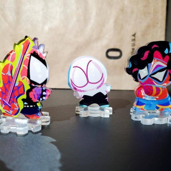 4cm Mini-spidee Acrylic Standee Across the Spider Verse – Hobie Brown ...