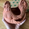 Terracotta Chicken for Garden Decoration - Etsy