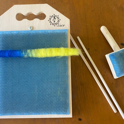 Carder for Wool Fiber Combing Cardings Blending Board 72 TPI Drum ...