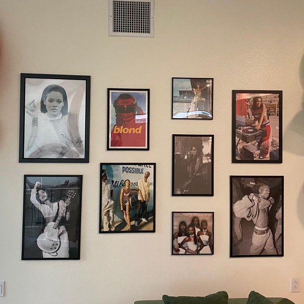 Classic 90's and 2000's R&B Album Cover Art Collage Kit (DIGITAL DOWNLOADS) 50 Pcs, 4" X 4 ...