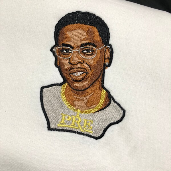 Rapper #4 Embroidery File Multiple Size Dst,jef,pes,xxx,vp3,hus,sxp,csd ...