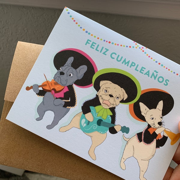 Feliz Cumpleanos Greeting Card - Birthday Card - Happy Birthday Card - Etsy