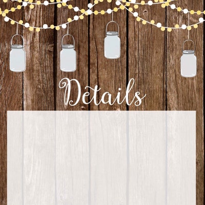 Made to Match Details Card - Etsy