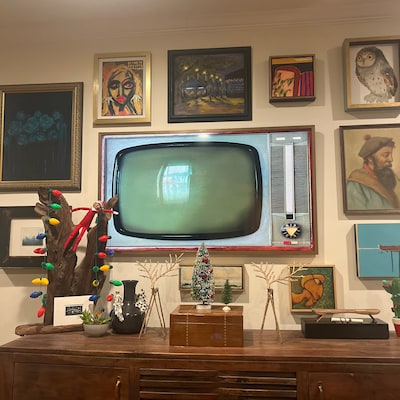 Vintage Samsung Frame TV Art, Blank Turned off Retro Tv Photo, 529 ...