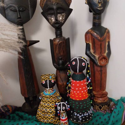 African Mask From Kenya With Elephants - Etsy