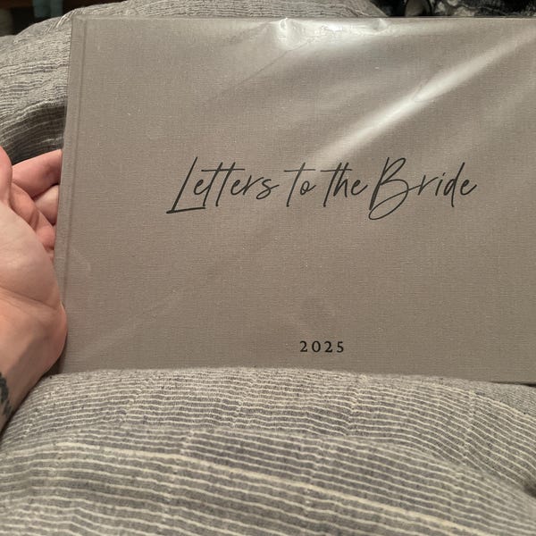 Letters to Bride Book, Bridesmaid Letters to the Bride, Letters to ...