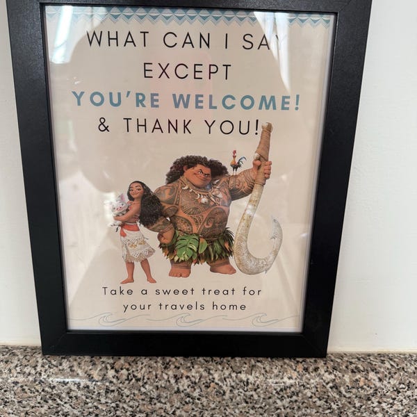 Moana Food Labels, Moana Place Cards, Moana Food Tent, Moana Party ...