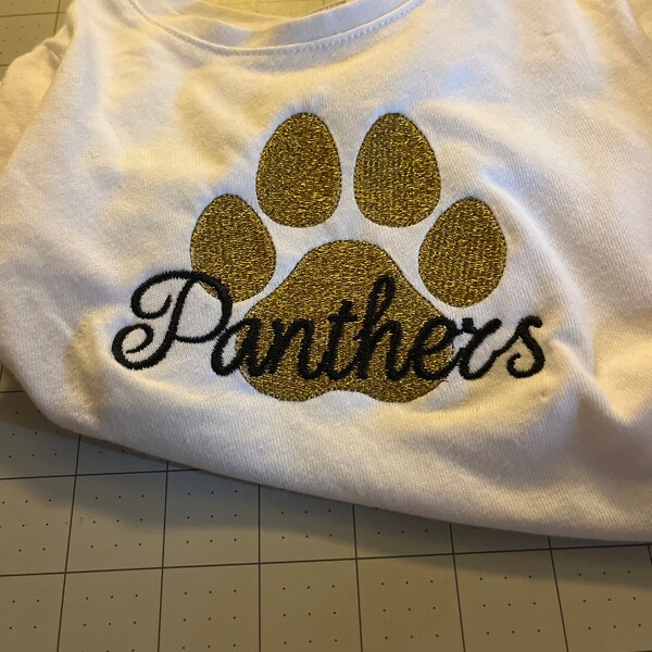 Small Paw Print Embroidery Design N2 -18 Sizes -mini Dog Paw Print Fill ...