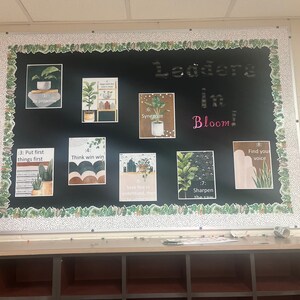 Plant Life Classroom Posters, Easy and Modern Classroom Decorations ...