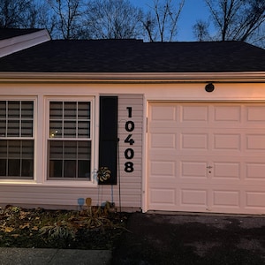 CLASSIC MODERN House No. Letters in White for Number Add On, Address ...
