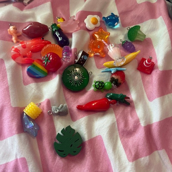 Rainbow Collection of Miniature Trinkets and Charms - Etsy