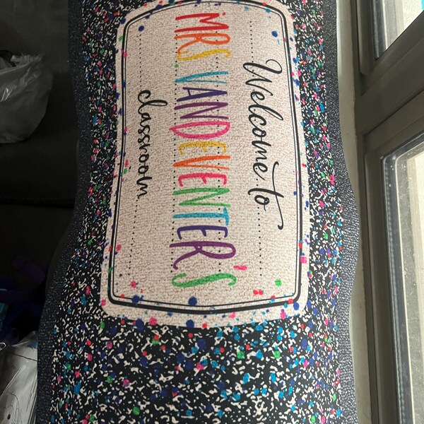 Custom Teacher Welcome Mat, Personalized Classroom Doormat, Back to ...