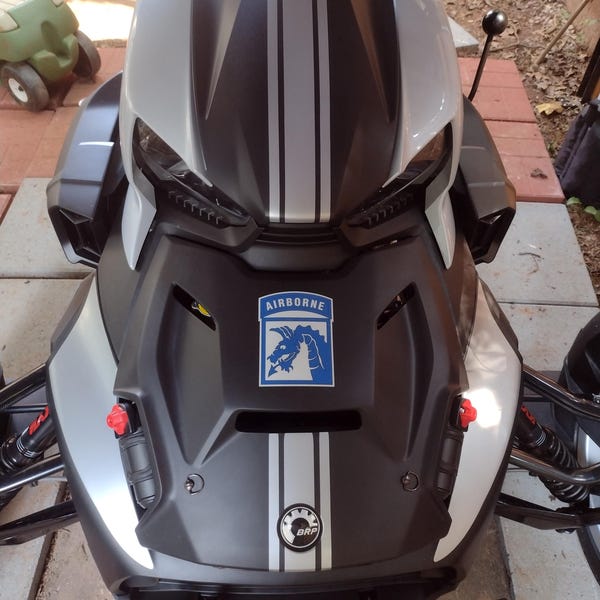 Racing Stripes Ryker Motorcycle Custom Vinyl Decal Personalize Your ...