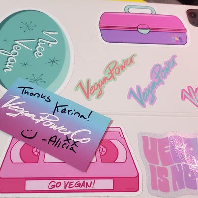 VHS Stickers Vegan Spooky or Horror 80s 90s VCR Video Rental Tapes ...