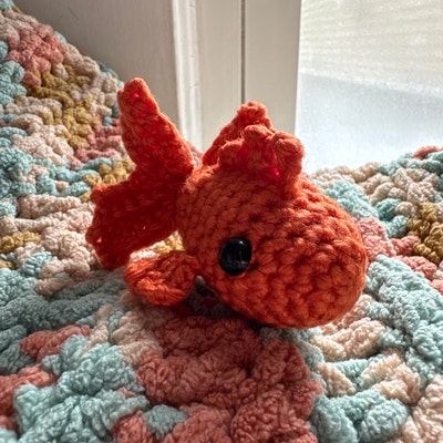 Bubbles the Goldfish Goldfish Crochet Pattern Amigurumi Pattern English ...