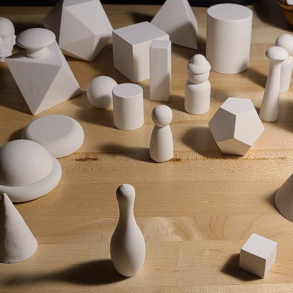 Learn to Draw, Hand With Cube, Drawing Cast, Plaster Cast for Drawing ...