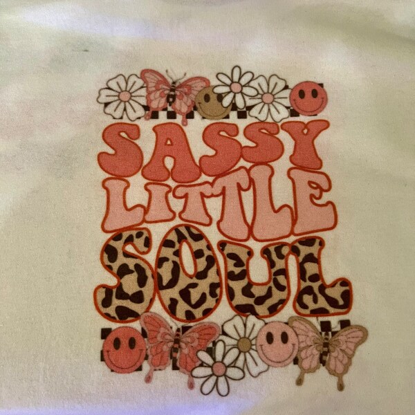 Sassy Little Soul Png, Little Soul Sublimation PNG Design, Kids ...