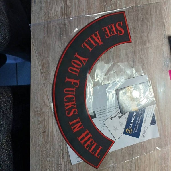 Tiger Head Biker Large Back Patch on Vest, Sew Patch, Custom Patch ...