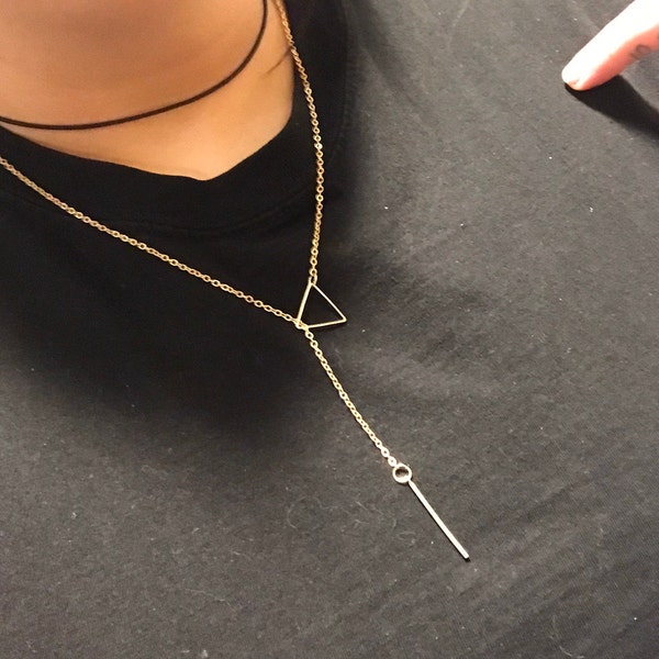 Minimalist Necklace, Minimal Necklace, Dainty Necklace, Chain Necklace ...