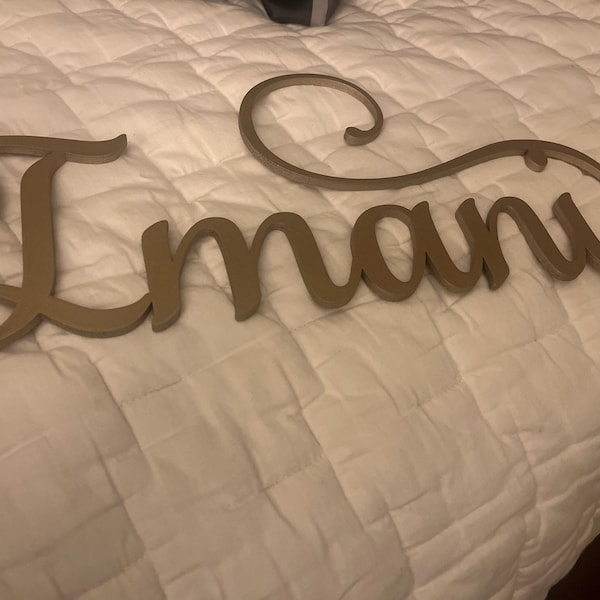 Custom Nursery Name Sign Custom Wood Cutouts Placard Wood Name Cutout ...