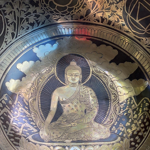 Authentic Tibetan Jewelry/mala Box, (large), Hand-carved & Hand-painted ...