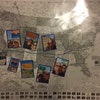 United States Wall Map USA Poster With US Flags Rolled Paper or ...