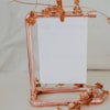 COPPER TABLE NUMBER Stand/display s-frame Tall - Etsy