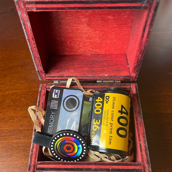 5-40 Photos Keychain Film Roll, Personalized Camera Film Roll Keyring ...