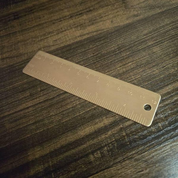 Brass Ruler, Metal Ruler, Back to School Supplies, School Supplies ...