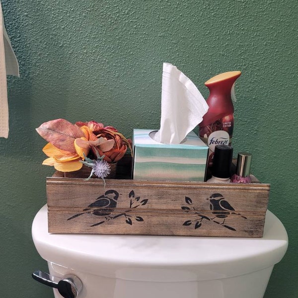 Back of Toilet Decor, Bathroom Decor, Farmhouse Style Bathroom, Back of ...