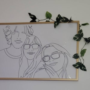 Custom Line Drawing Custom Illustration Line Art Drawing - Etsy