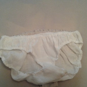 Organic White Linen Panties, Linen Knickers for Women, Linen Undies ...