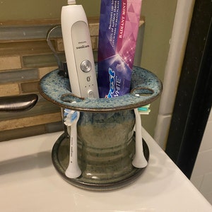 Pottery Toothbrush Holder - Etsy