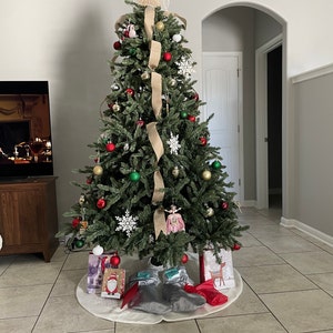 Christmas Tree Topper Raffia Angel Tree Topper Cream & - Etsy