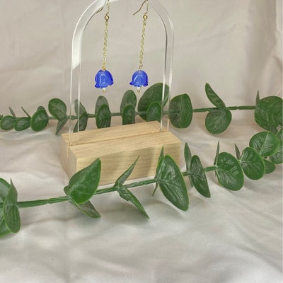 Set of 4 Cobalt Blue Roses Handmade Artisan Sculptural - Etsy