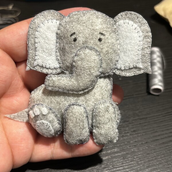 6 Woodland Felt Animals Pattern PDF, Felt Toys Tutorials, Felt Ornament ...
