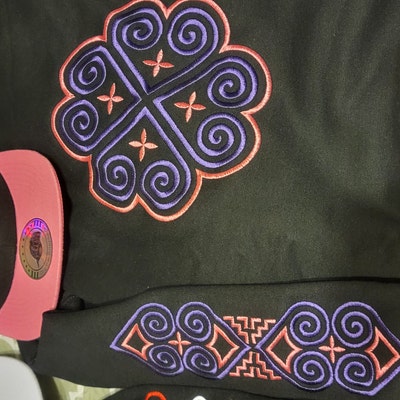 Youth Unisex Hmong Elephant Textiles With Name - Etsy