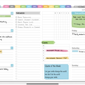 Goodnotes Digital Stickers: MAGIC STICKY NOTES Color - Etsy