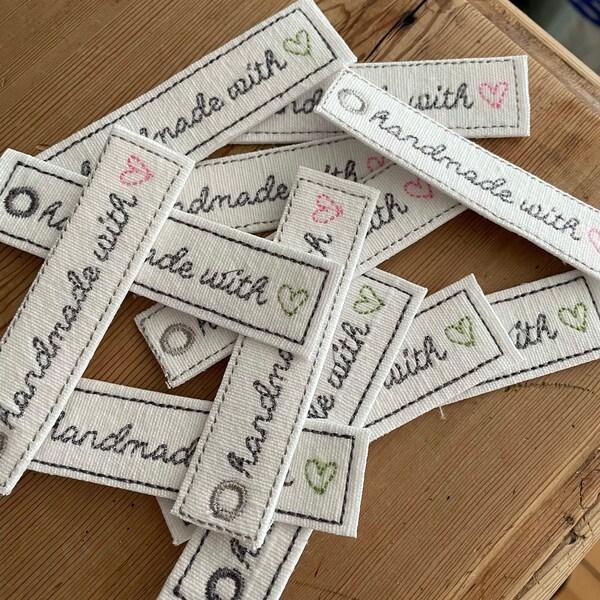 Machine Embroidery Design -ITH Handmade With Love Raggy Hanging Tag ...